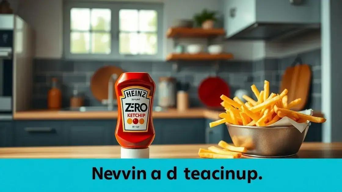 Heinz Lança Ketchup Zero Sem Açúcar e Com Mais Sabor