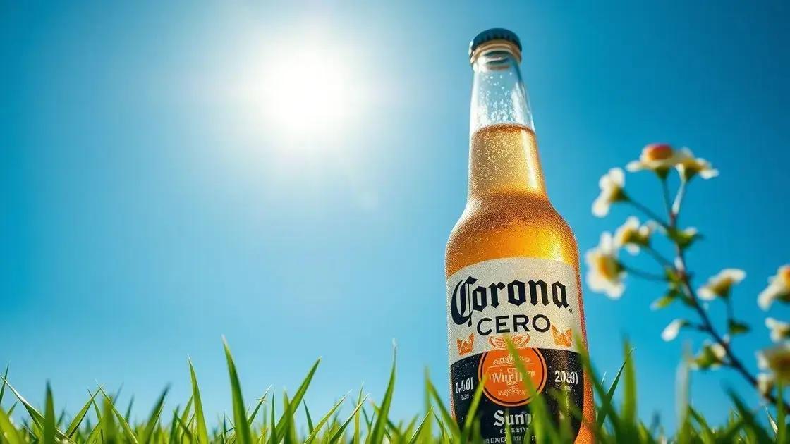 Alerta para a nova cerveja Corona Cero Sunbrew: O que você precisa saber